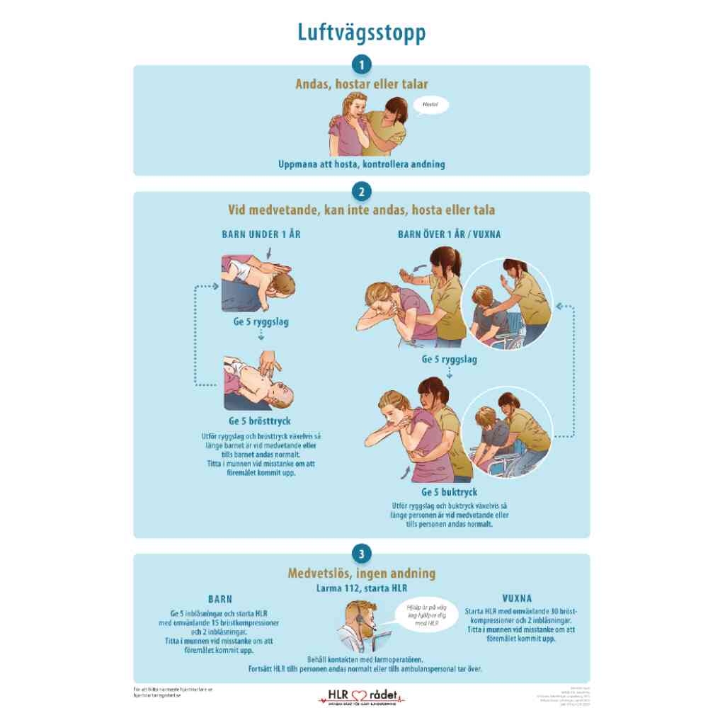 DHLR Handlingsplan 50x70cm | Hjärt-lungräddning.se